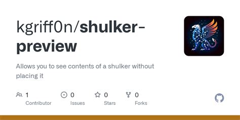 Github Kgriff N Shulker Preview Allows You To See Contents Of A Shulker Without Placing It