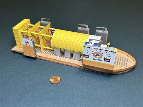 1 1250 Cargo For Dockwise Vanguard And Boka Vanguard Paper Model