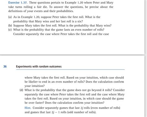 Solved Exercise 1 37 These Questions Pertain To Example