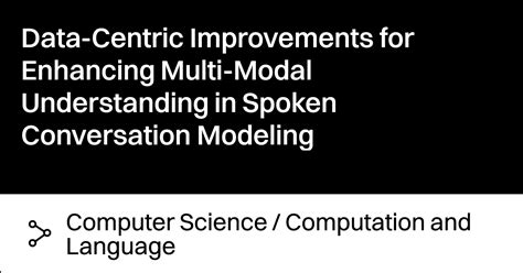 Data Centric Improvements For Enhancing Multi Modal Understanding In