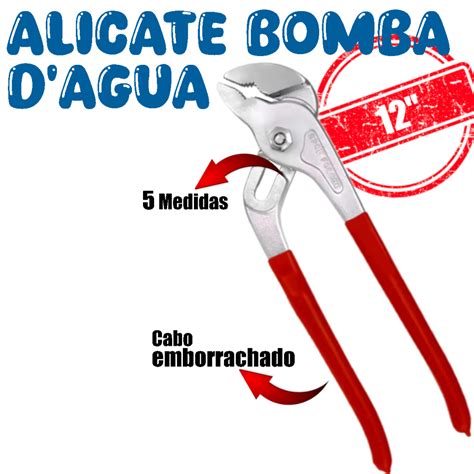 Alicate Bomba Dagua Alicate Bico De Papagaio 12 Polegadas Com Cabo Revestido Shopee Brasil