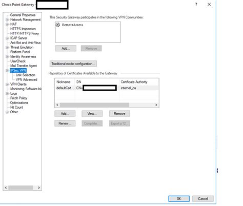 ssl inspection for vpn clients check point checkmates