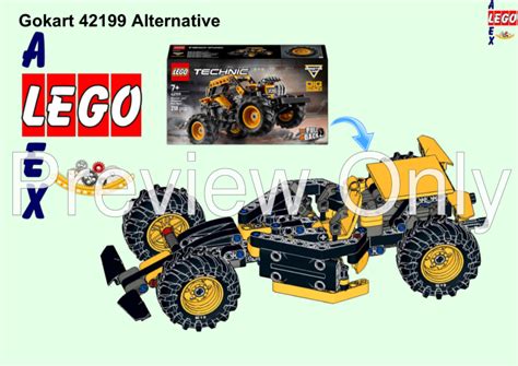 Lego Moc Gokart 42199 Alternative By Erikgs Rebrickable Build With Lego