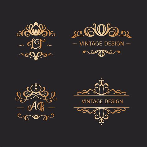 Vintage Logos Wedding