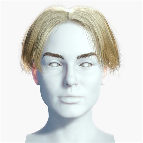 Choppy Pixie With Fringe 3d Model Download Character On