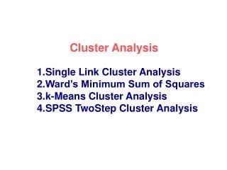 PPT Cluster Analysis PowerPoint Presentation Free Download ID 640885