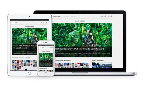Responsive News Site On Behance