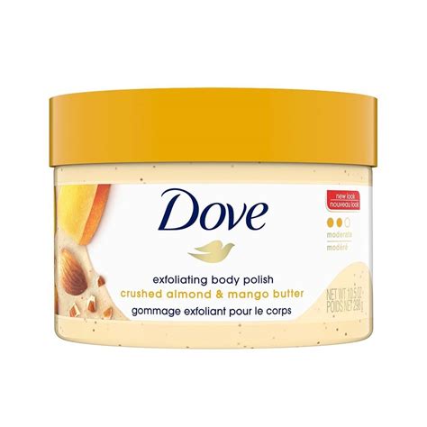 Buy Dove Exfoliating Body Polish Scrub Crushed Almond And Mango Butter Online