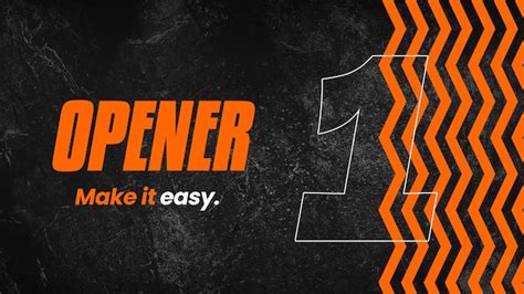 Premium Psd Opener Intro Template Screen Design