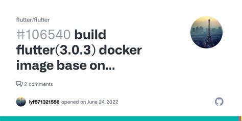 Build Flutter Docker Image Base On Ubuntu Crash Issue Flutter Flutter