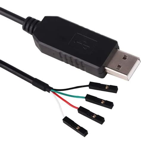 6ft Usb Rs232 A Ttl 3v3 2 45 Mm Dupont Header 4 Pin Uart Ser Envío Gratis