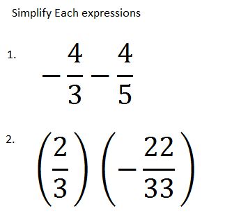 Simplify Each Expression Brainly Com