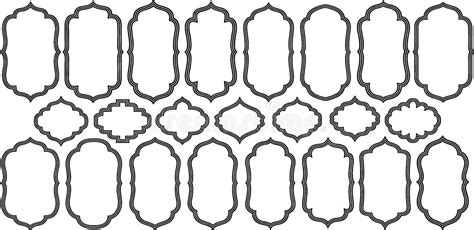 Islamic Ornamental Borders Stock Illustrations 1190 Islamic Ornamental Borders Stock