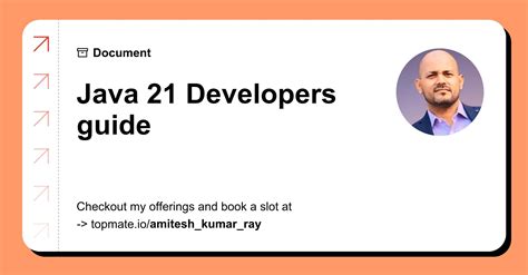 Java 21 Developers Guidefree With Amitesh Kumar Ray