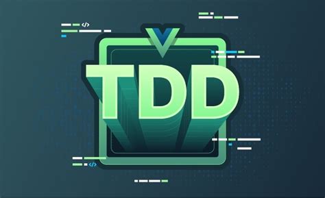 a “wordle” on test driven development in vue js by