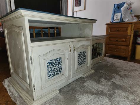 Дървен шкаф за телевизор и съхранение гр Пловдив Център • Olx Bg