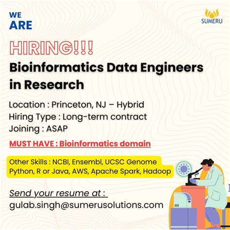 Gulab Singh On Linkedin Hiring Bioinformatics Hiring Dataengineer Bioinformatics Itjobs