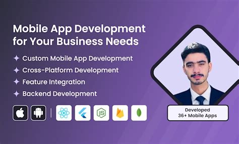 Be Mobile App Developer For Ios And Android Apps Using Flutter Or React