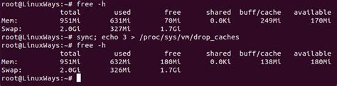 How To Clear RAM Cache Buffer And Swap Space On Linux System LinuxWays