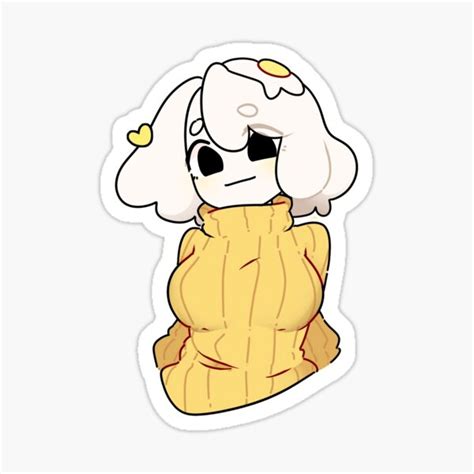 Fluffy Anime Girl Sticker By Emsalek Redbubble