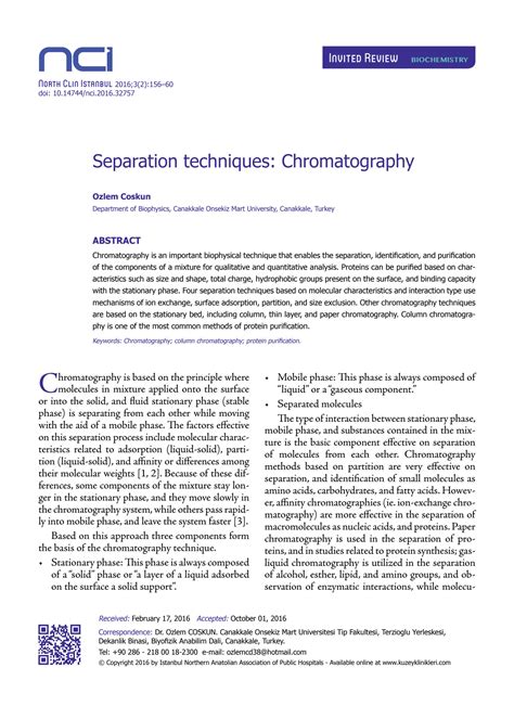 Solution Chromatography Separation Techniques Studypool