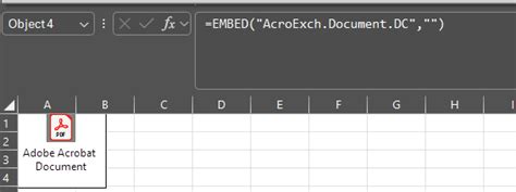 embeded pdf in mso365 excel does not open microsoft community