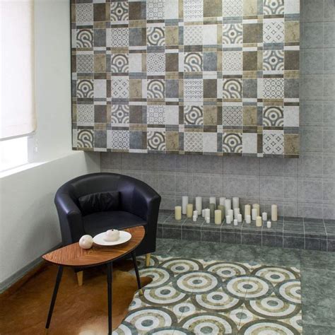 Плитка Калейдоскоп от Керамин в интерьере | Tiles, Contemporary rug, Decor