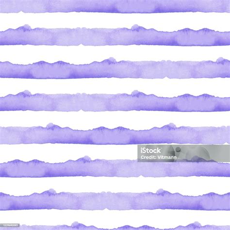 추상 파란색 줄무늬 수채화 배경 직물 섬유 및 종이에 대 한 바다 원활한 패턴 심플한 바다 손 페인팅 스트라이프 공예에 대한 스톡 벡터 아트 및 기타 이미지 Istock