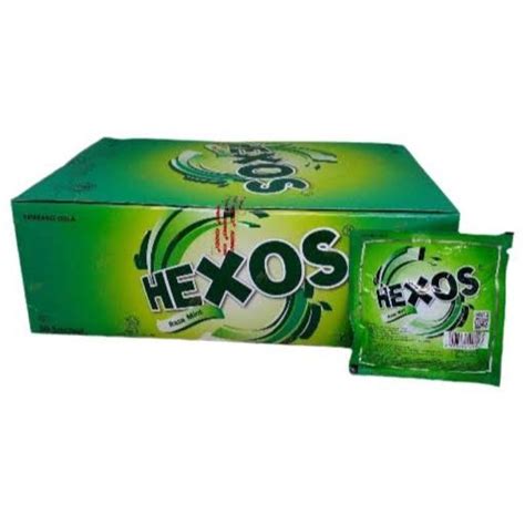 Jual Permen Hexos Rasa Mint Permen Hexos Pelega Tenggorokan 1 Sachet