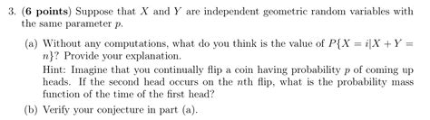 Solved 3 6 ﻿points ﻿suppose That ﻿x ﻿and ﻿y