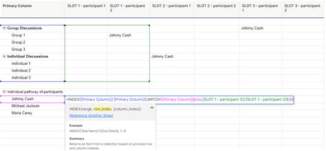 Index Match Formula Smartsheet Community