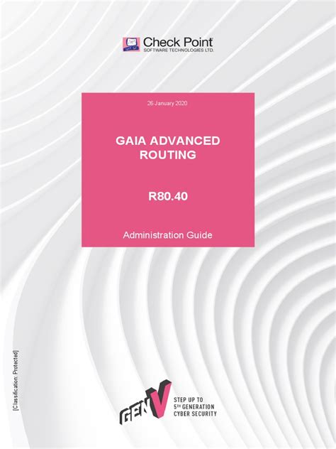 Cp R8040 Gaia Advanced Routing Adminguide Pdf I Pv6 Computer Network