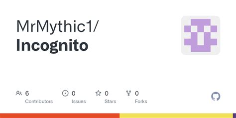 GitHub MrMythic1 Incognito