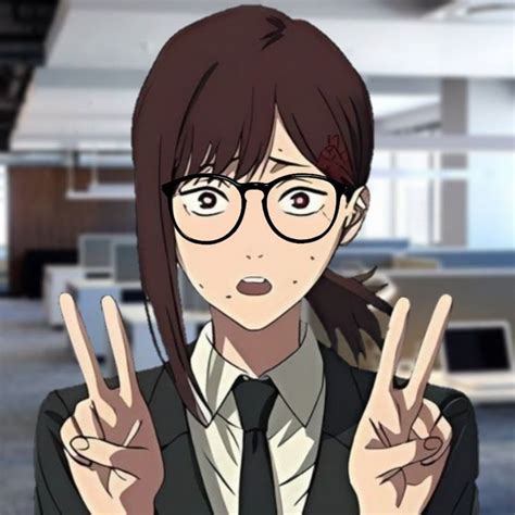 Kobeni Office Chainsaw Man Icon Personagens De Anime Animes