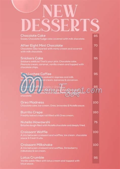 Menu Delivery Hotline Brew And Chew منيو ورقم مطعم برو اند تشو Egypt