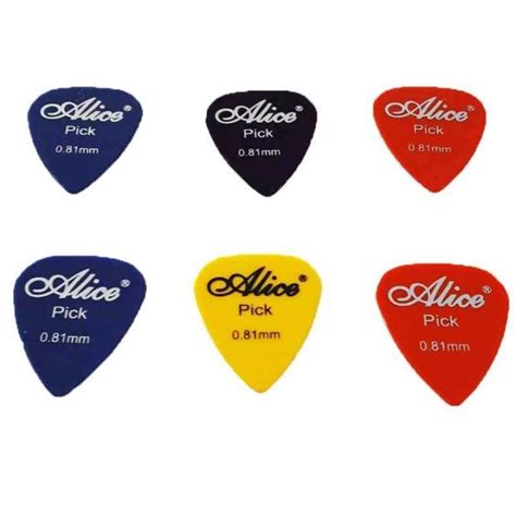 Alice Pick Guitar ปิ๊กขนาด 0.81 6 อัน | Lazada.co.th