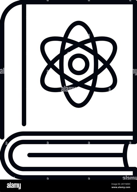 Lab Book Icon Outline Vector Research Laboratory Genetic Equipment