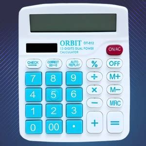Flipkart ORBIT Digit Basic Calculator With Soft Keys Basic Calculator Basic