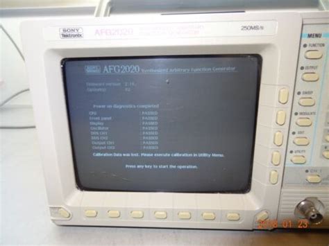 Sony Tektronix AFG2020 Synthesized Arbitrary Function Generator 250MS S T93 EBay