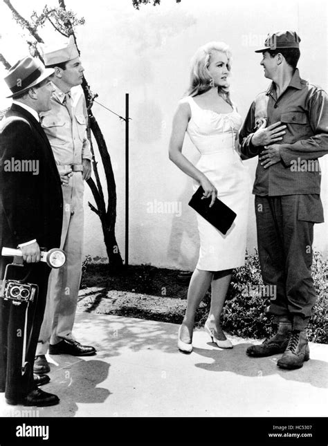 The Rookie From Left Jerry Lester Peter Marshall Julie Newmar