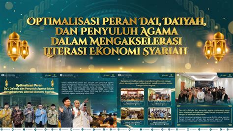 Optimalisasi Peran Dai Daiyah Dan Penyuluh Agama Dalam