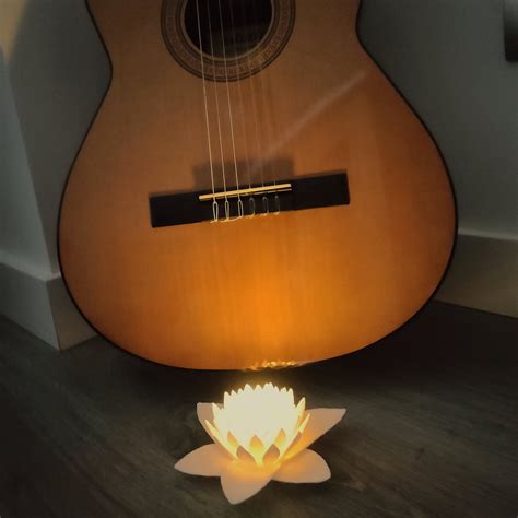 Ivory White Light Lotus Pla 3d Printed Led Light Natural Nitch Light Relaxation And Decoration For