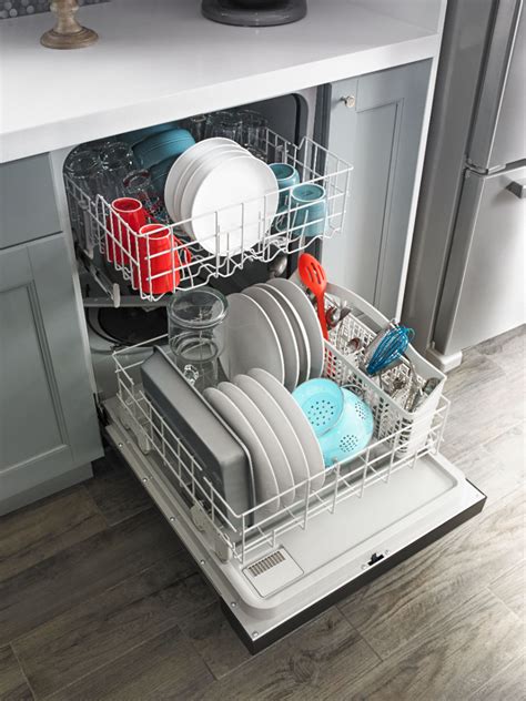Best Buy Amana 24 Built In Dishwasher Stainless Steel Adb1400ags