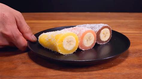 바나나와 우유로 만든 간단하고 건강한 디저트 놓치지 마세요 Youtube