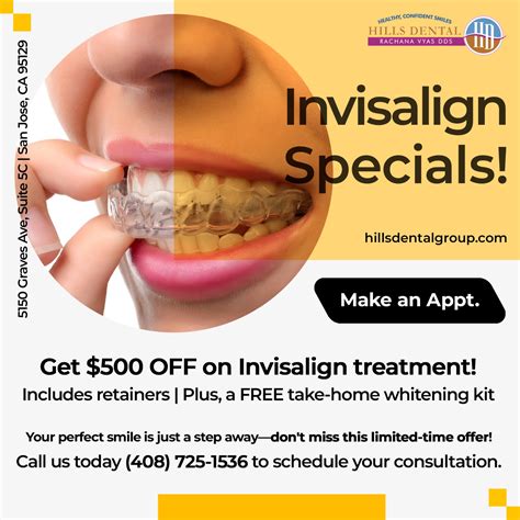 Teeth Straightening Invisalign Treatment Near Me San Jose Bay Area