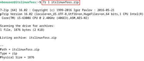 How To Unzip A File In Linux Unzip Syntax Unzip Commands Its Linux FOSS