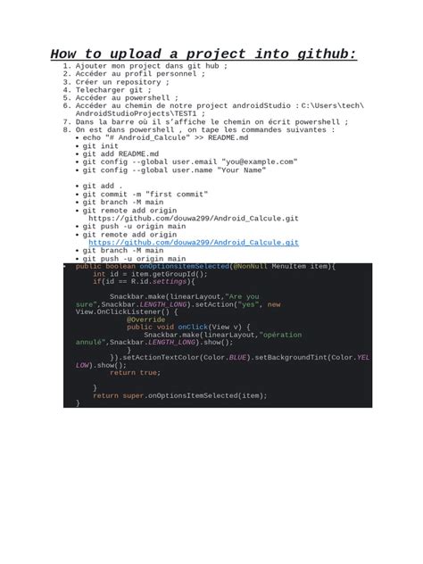How To Upload A Project Into Github Pdf