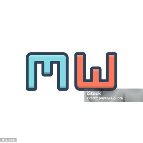 Mw 모노그램 0명에 대한 스톡 벡터 아트 및 기타 이미지 0명 로고 마케팅 Istock