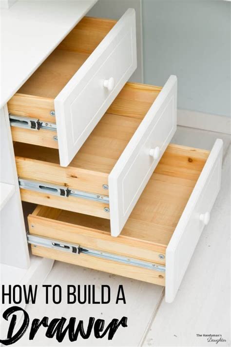 How To Build A Drawer 3 Different Methods The Handyman S Babe