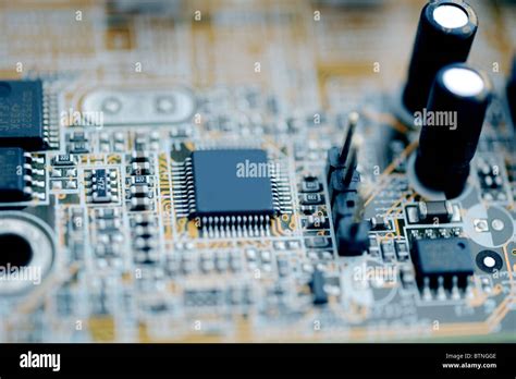 Electronic Chip Taken As Macro Stock Photo Alamy